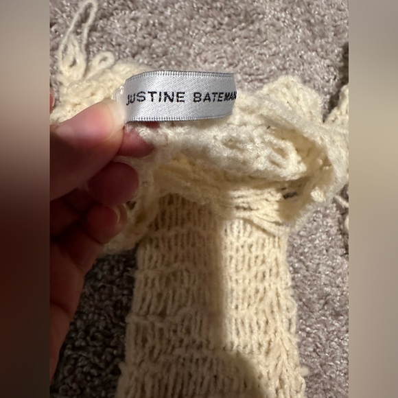 Sweaters | Designer Justine Bateman Hand Knit Festival Concert Sweater ...